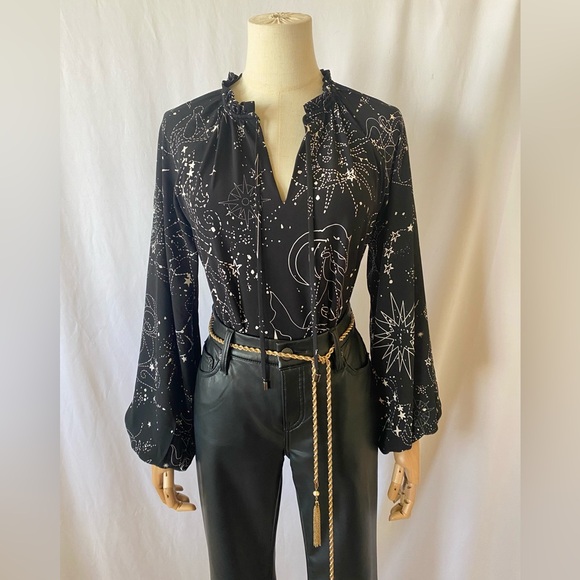 White House Black Market | Tops | Saleconstellation Zodiac Peasant ...